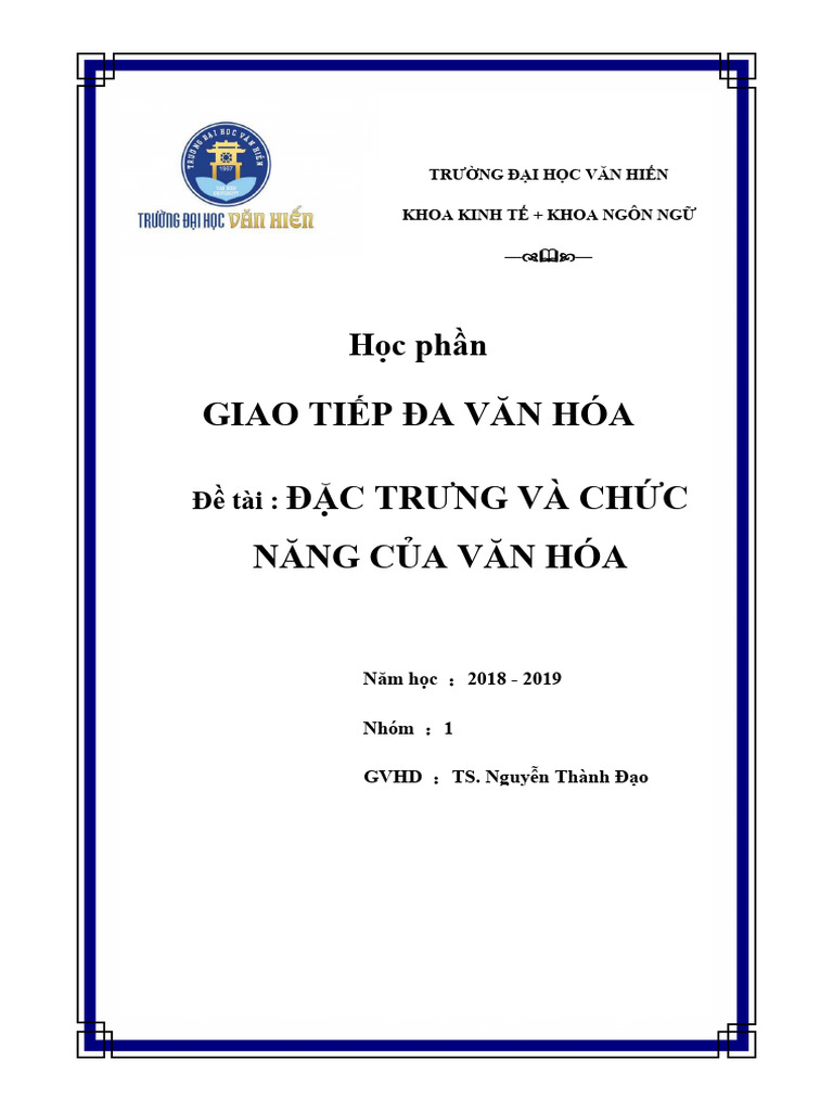 HC PHN Giao Tip Da Van Hoa D Tai DC | PDF