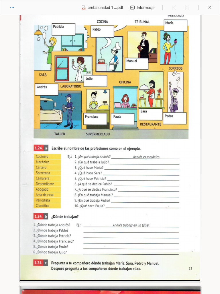 Spanish exercises | PDF
