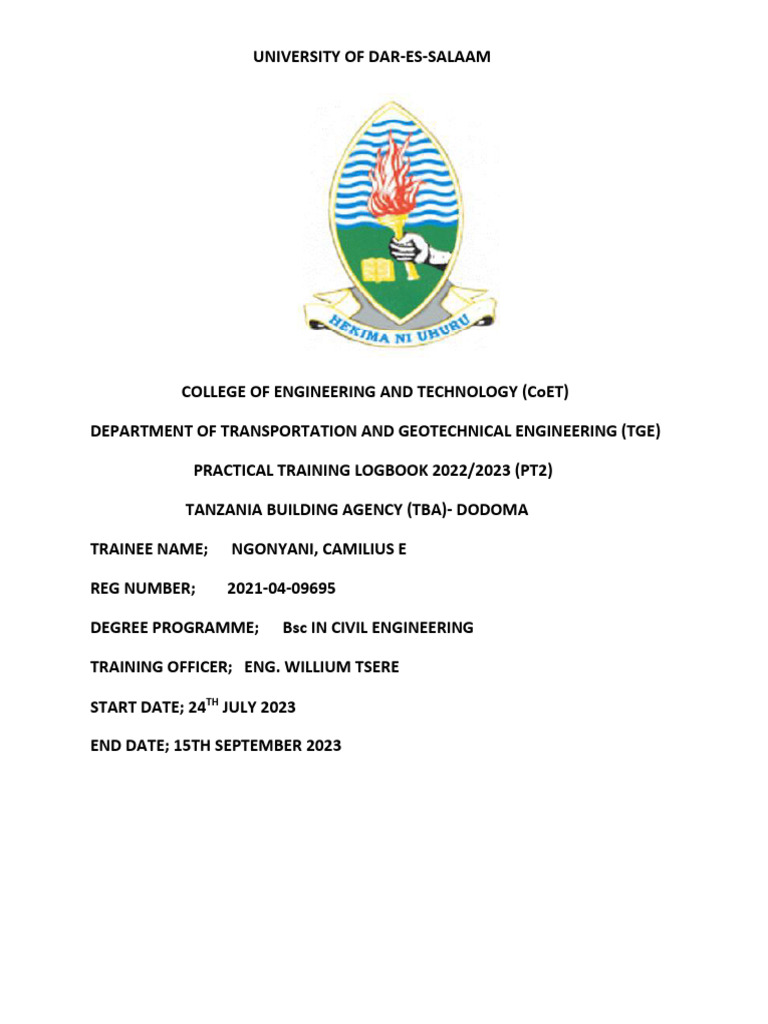 LOGBOOK 2023 FINAL | PDF | Concrete | Beam (Structure)