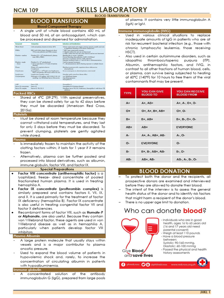 Blood Transfusion | PDF | Blood Donation | Blood Transfusion