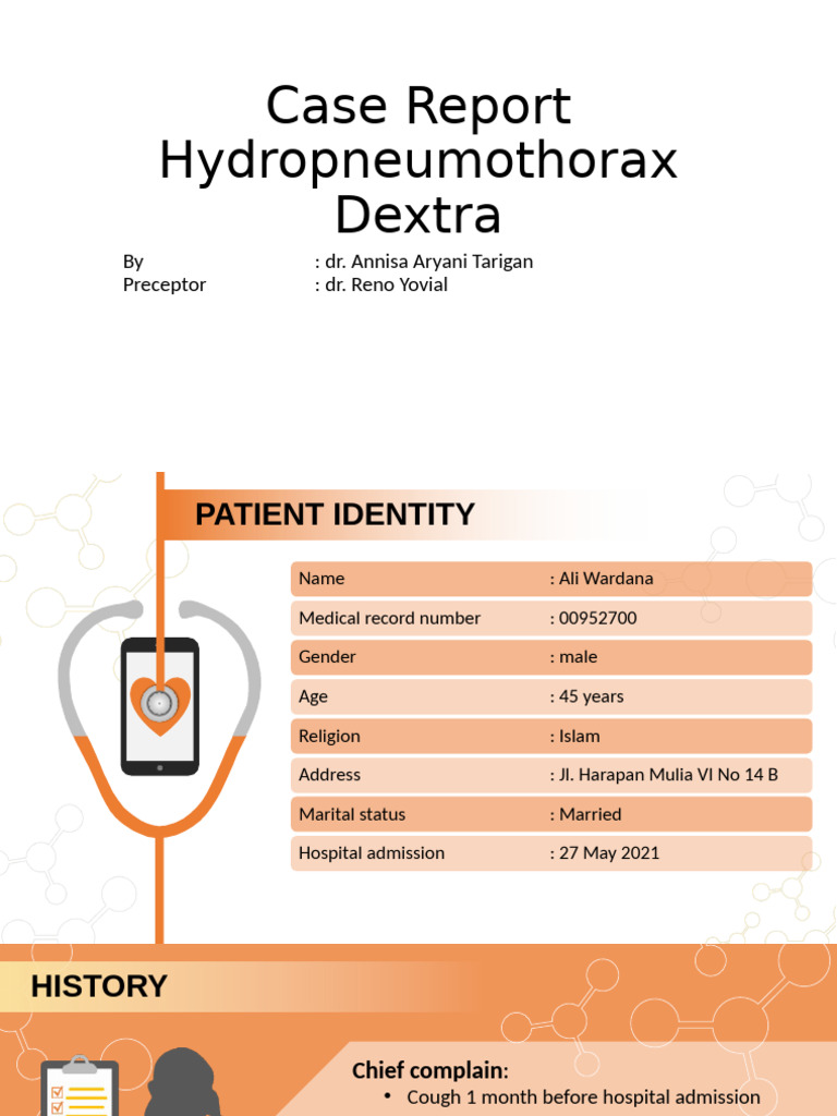 Translate Hidropneumothorax Dr. Annisa Aryani Tarigan | PDF | Respiratory System | Clinical Medicine