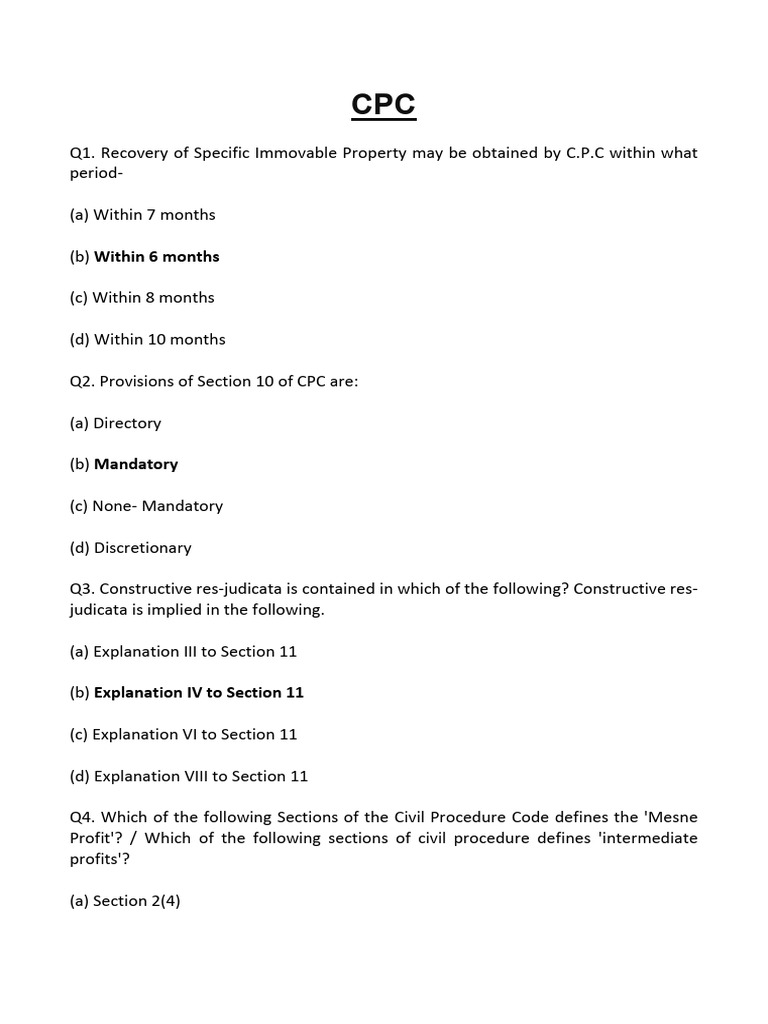 CPC-2 | PDF | Justice | Crime & Violence