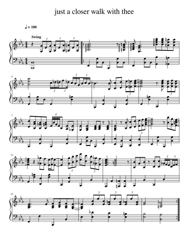 Just A Closer Walk With Thee Dr John Version Pdf Character