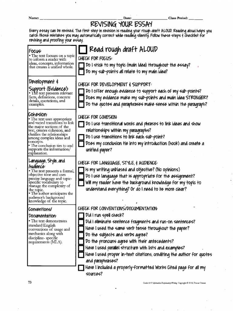 Dominik 27Thomas - Research Paper: Revision criteria | PDF | Cognition ...