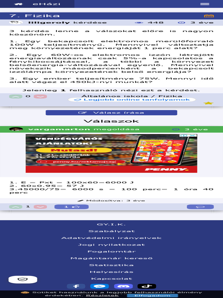 Fizika - 3 Kérdés Lenne A Válszokat Előre Is Nagyon Köszönöm. 1. Egy Bekapcsolt Elektromos ...