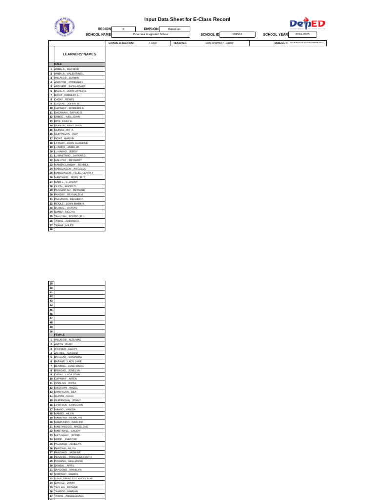 Grade7 Esp Eclass | PDF