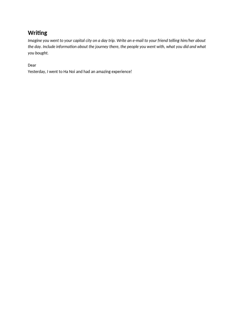 Writing | PDF