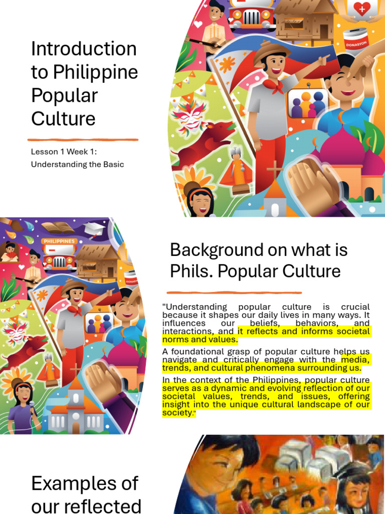 Philippine Popular Culture Overview | PDF | Philippines | Consumerism