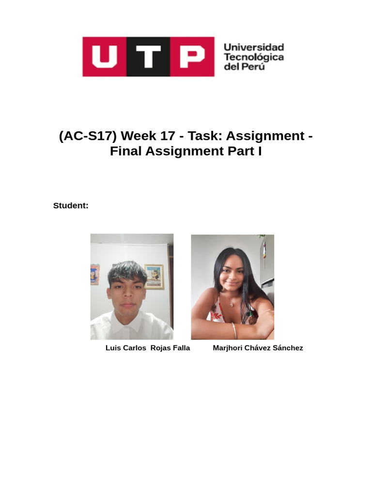 Final Assignment Part I | PDF