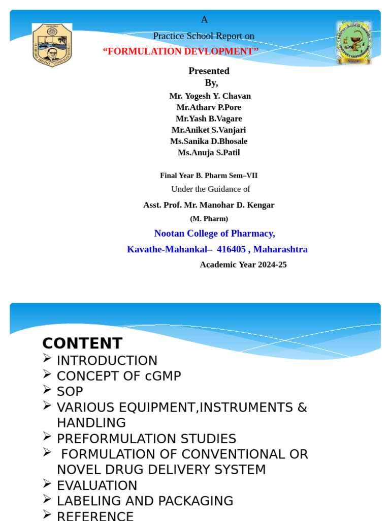 Presentation final ppt | PDF | Tablet (Pharmacy) | Pharmaceutical Formulation