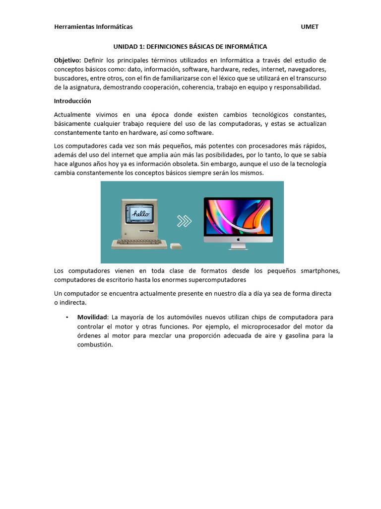 UNIDAD 1 - Conceptos Básicos | PDF | Hardware de la computadora | Red ... UNIDAD 1 - Conceptos Básicos | PDF | Hardware de la computadora | Red ...