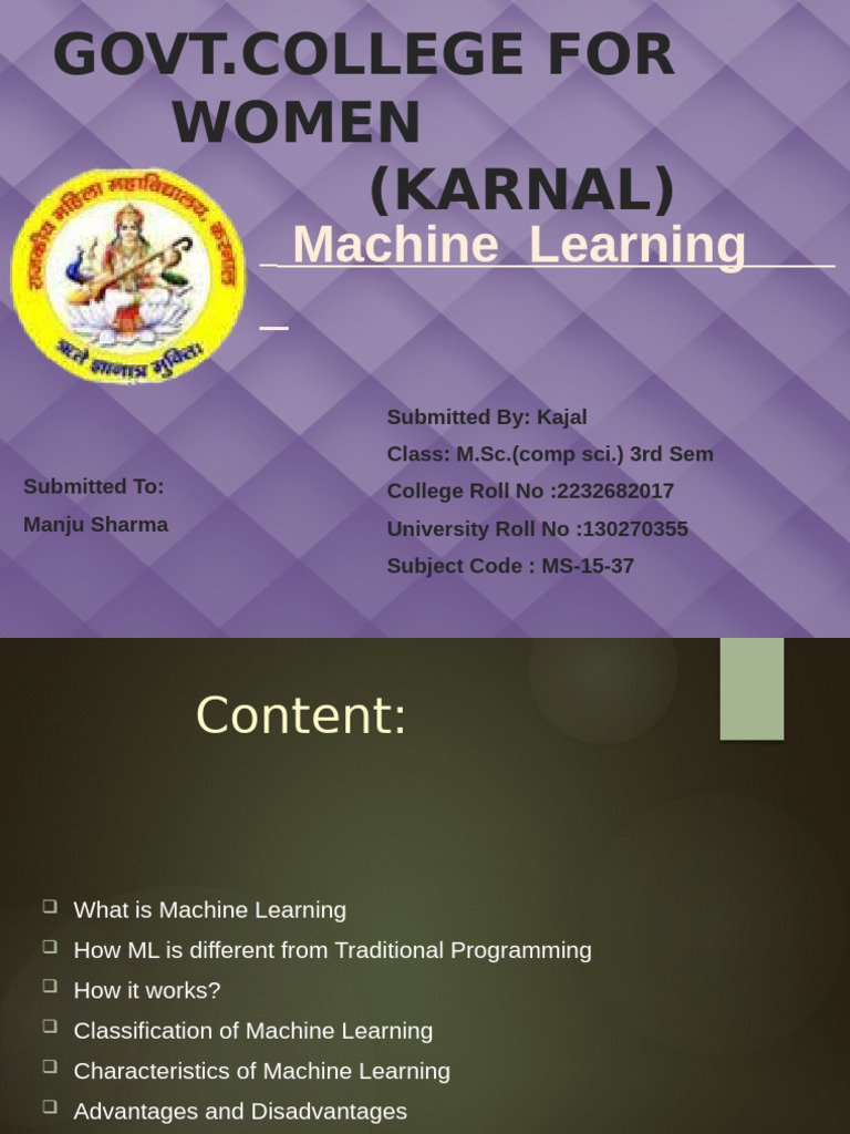 Kajal (ML) | PDF