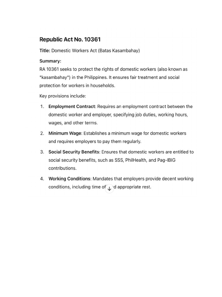 Republic Act No. 10361 | PDF