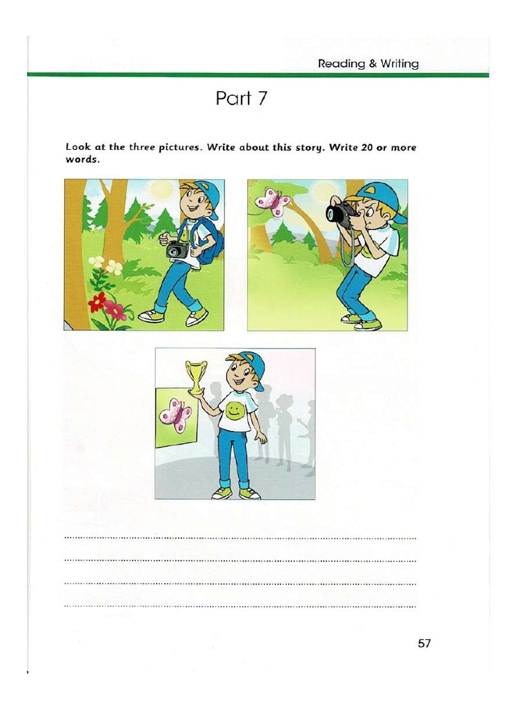 Flyers Part 7 - Writing | PDF