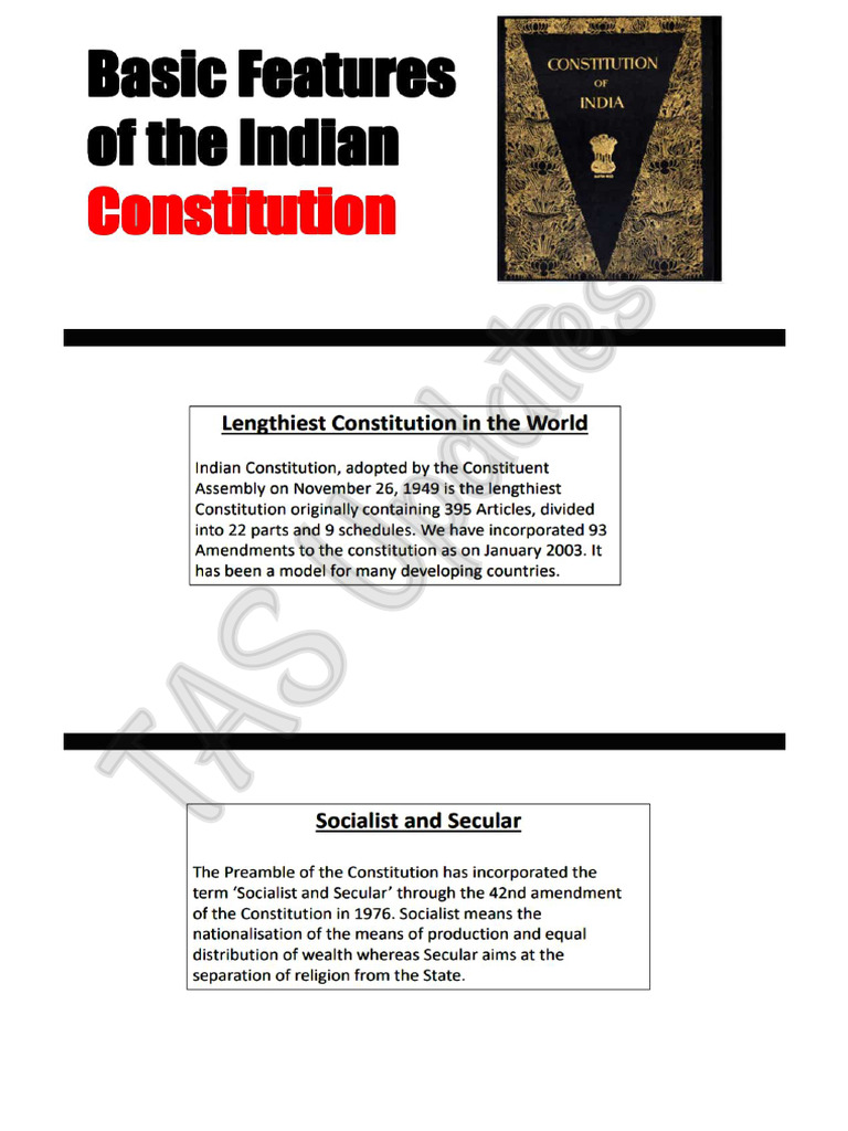 Constitutional Value And Fundamental Duties Unit 1 | PDF