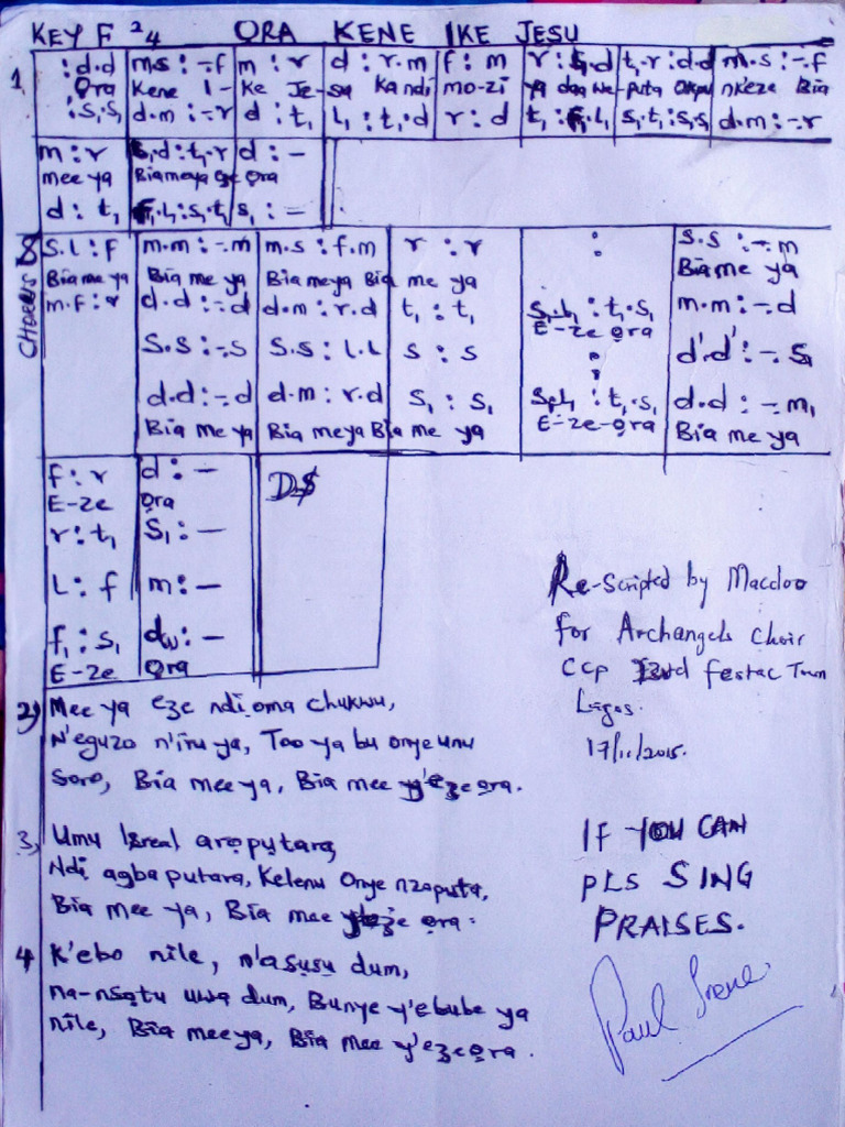 Ora Kene Ike Jesu | PDF