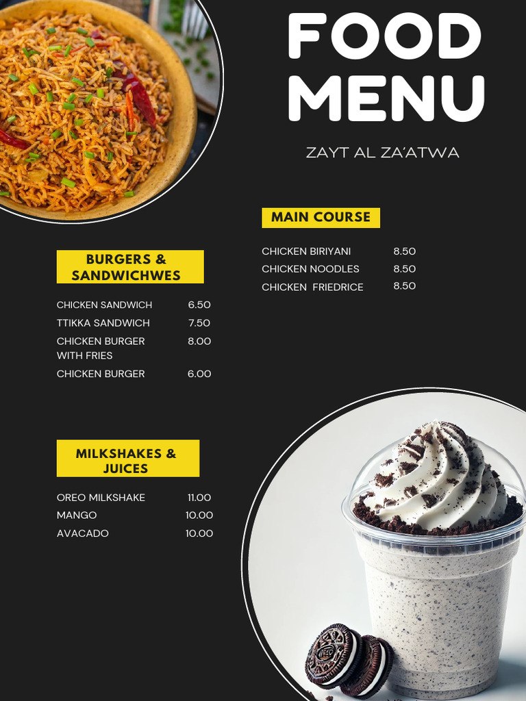new menu | PDF
