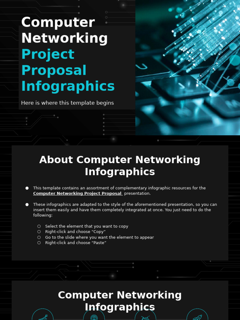 Computer Networking Project Proposal Infographics by Slidesgo | PDF | Planets | Planets In Astrology