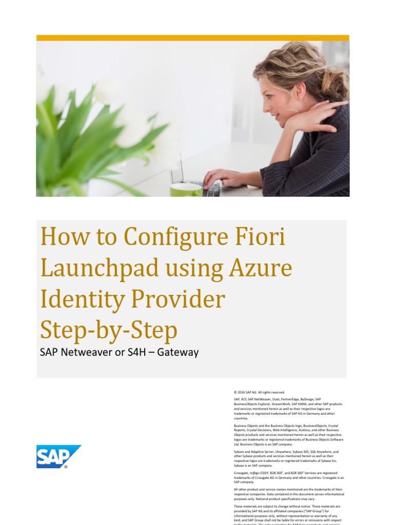 How - To Configure Fiori Launchpad Using Azure Identity Provider | PDF | Software | Computing