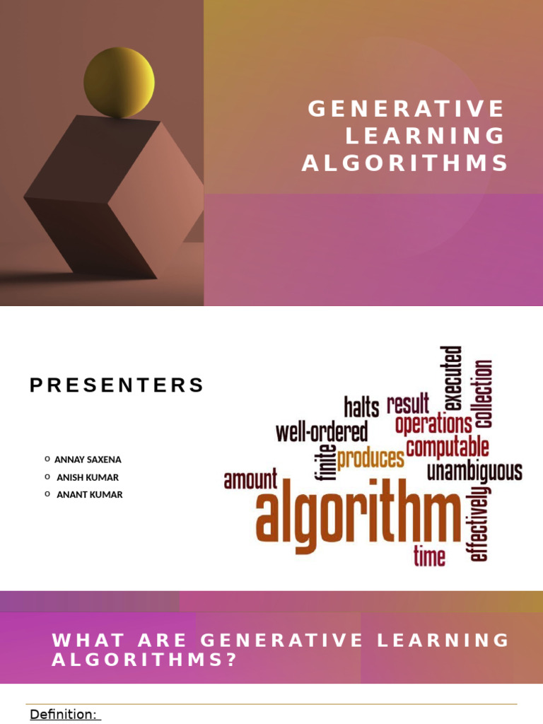 Generative Learning Algorithims 1233 | PDF | Normal Distribution ...