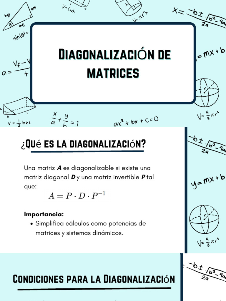 Matriz Diagonalizable | PDF