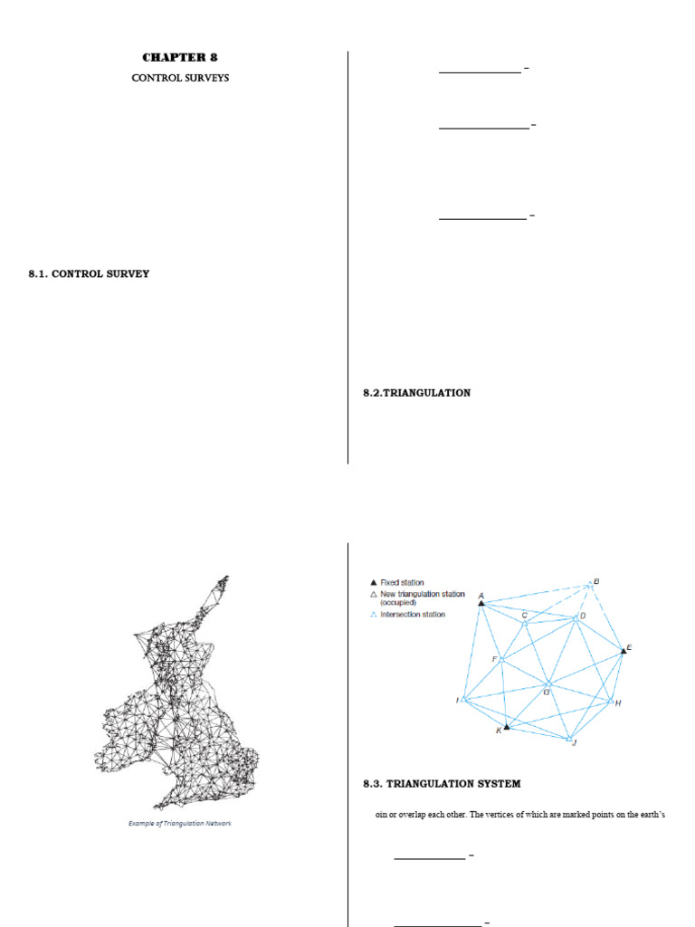 Module 8 FOS - PDF Version 1 | PDF | Surveying | Triangle