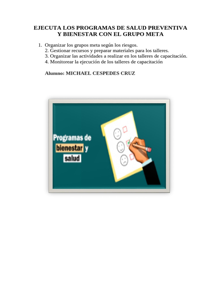 Bienestar y Salud | PDF