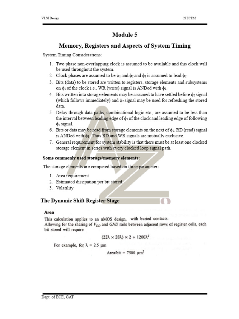 Module-5 Memories Updated | PDF | Dynamic Random Access Memory | Logic Gate