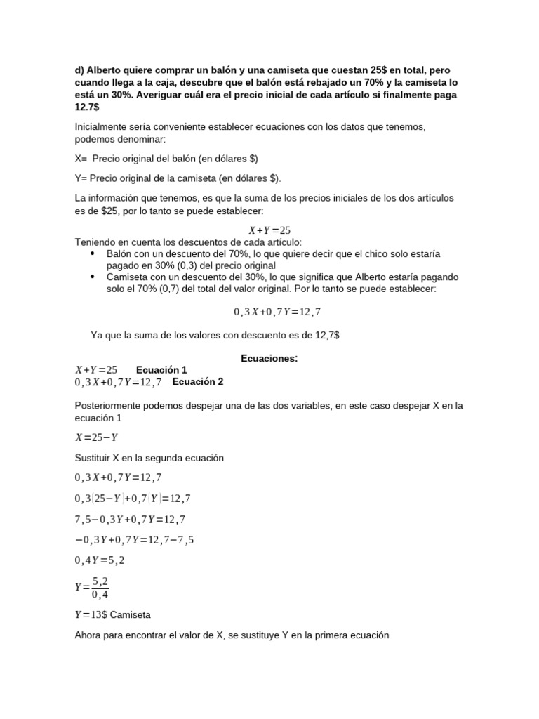 Taller Grupal Metodos de Solucion | PDF | Ecuaciones | Objetos matemáticos