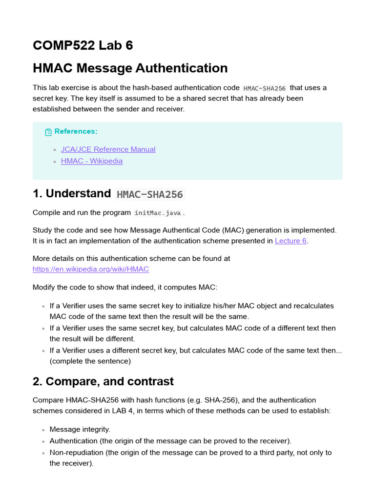 COMP522 Lab 6 24 | PDF