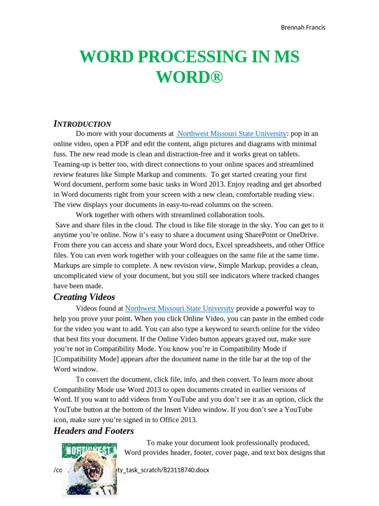 Franciswordlab | PDF | Microsoft Word | Software