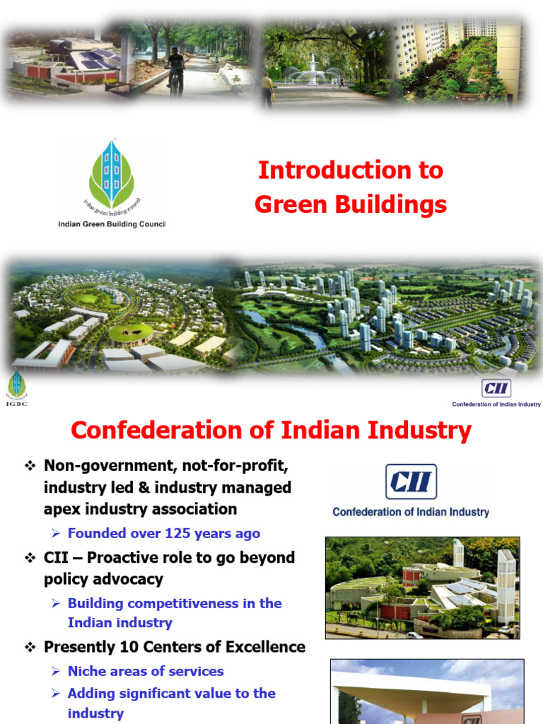 Introduction To Green Buildings | PDF | Green Building | Natural ...