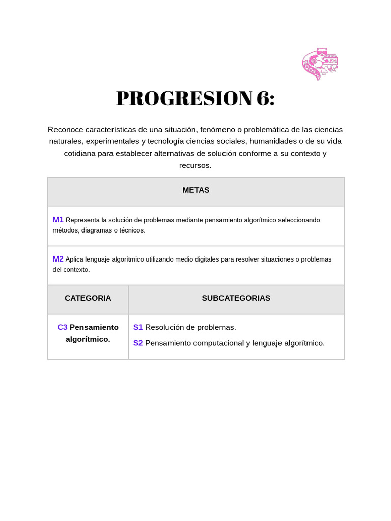 Progresion 6 | PDF