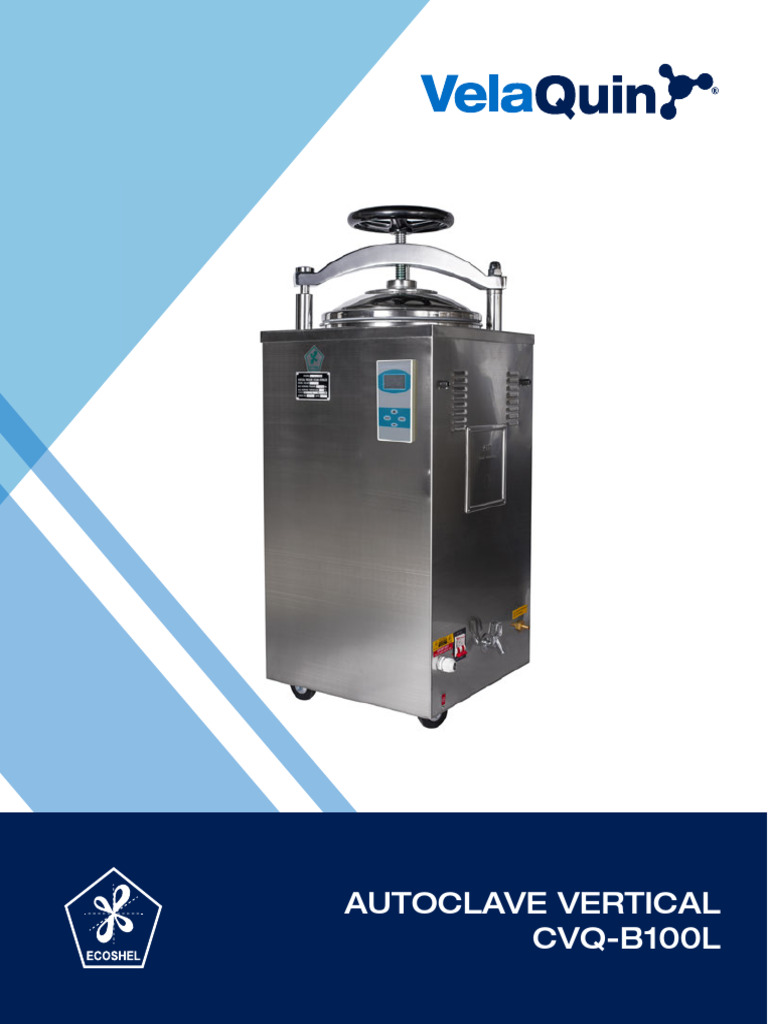 Autoclave Vertical CVQ-B100L: Esterilización Eficiente | PDF