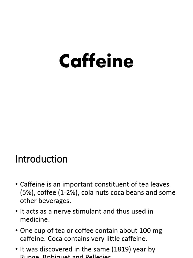 CYC-503 Caffeine | PDF | Caffeine | Chemical Substances