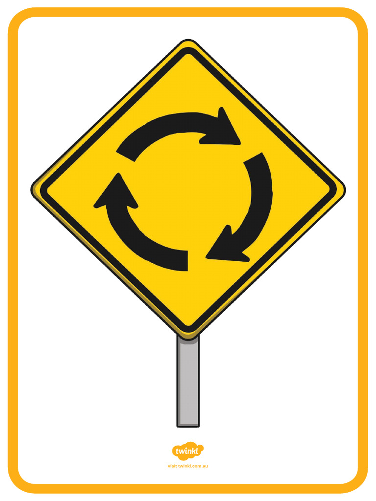 Classroom Road Signs A4 Display | PDF