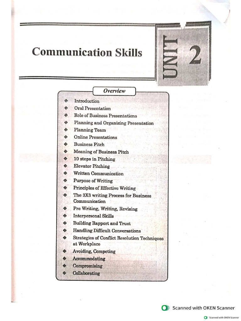 Soft Skills For Managers (Module II) | PDF