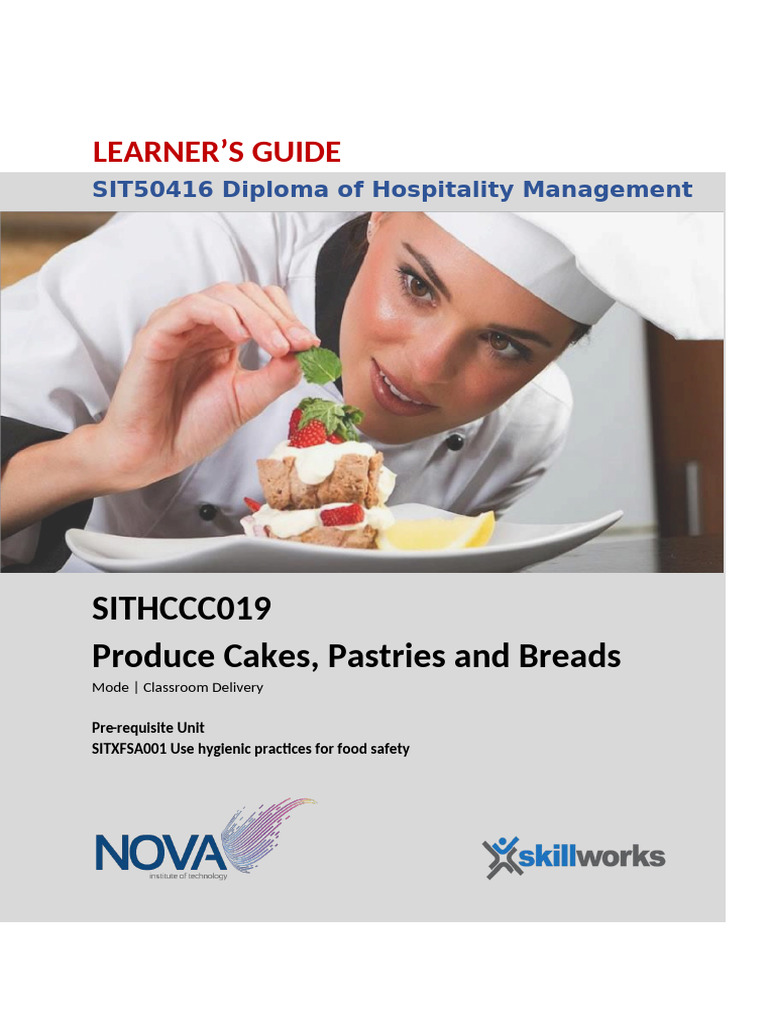Learner - SITHCCC019 | PDF | Cakes | Baking