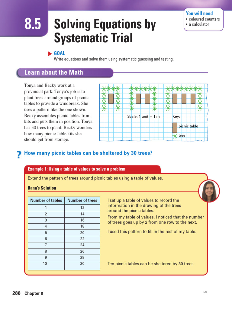 Solving Equations with Systematic Trial | PDF | Temperature | Equations