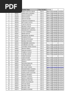 Student Admission List 2025-2026 | PDF