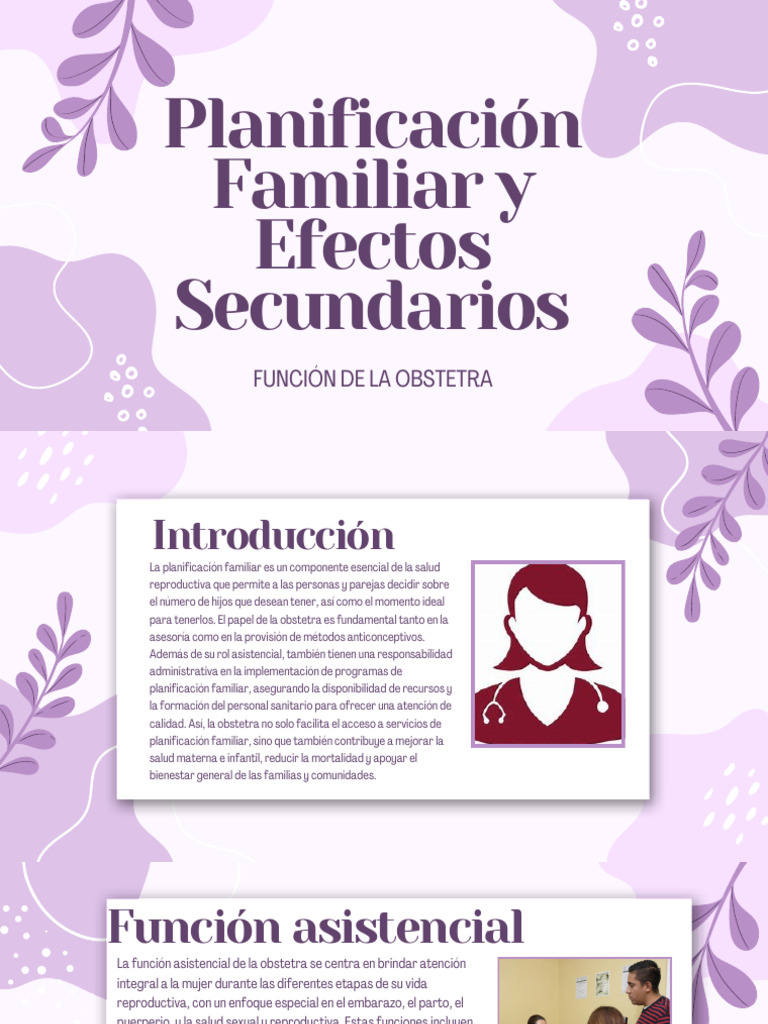 Planificación Familiar | PDF | Planificación familiar | Control de la ...
