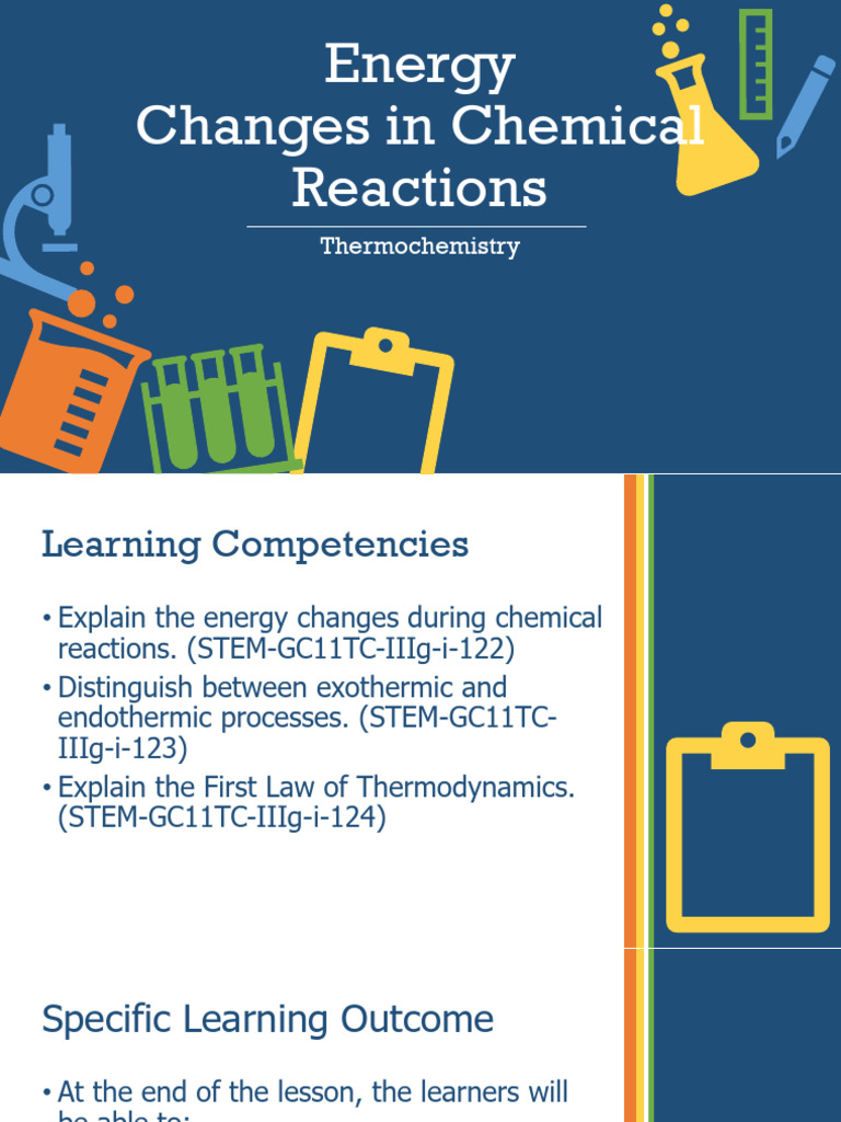 Energy-Changes-in-Chemical-Reactions | PDF | Heat | Chemical Reactions