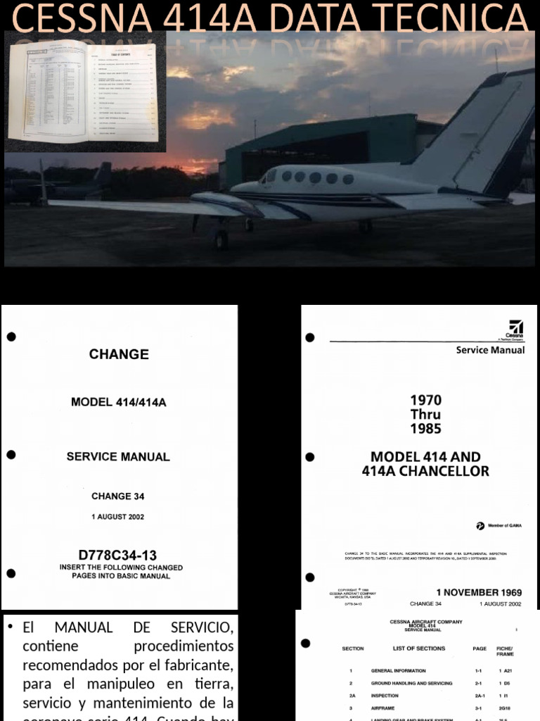 1 Data Tecnica | PDF | Cessna | Airplane