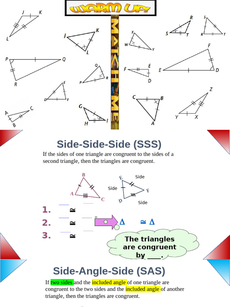 SSS+&+SAS+Postulates+Updated | PDF