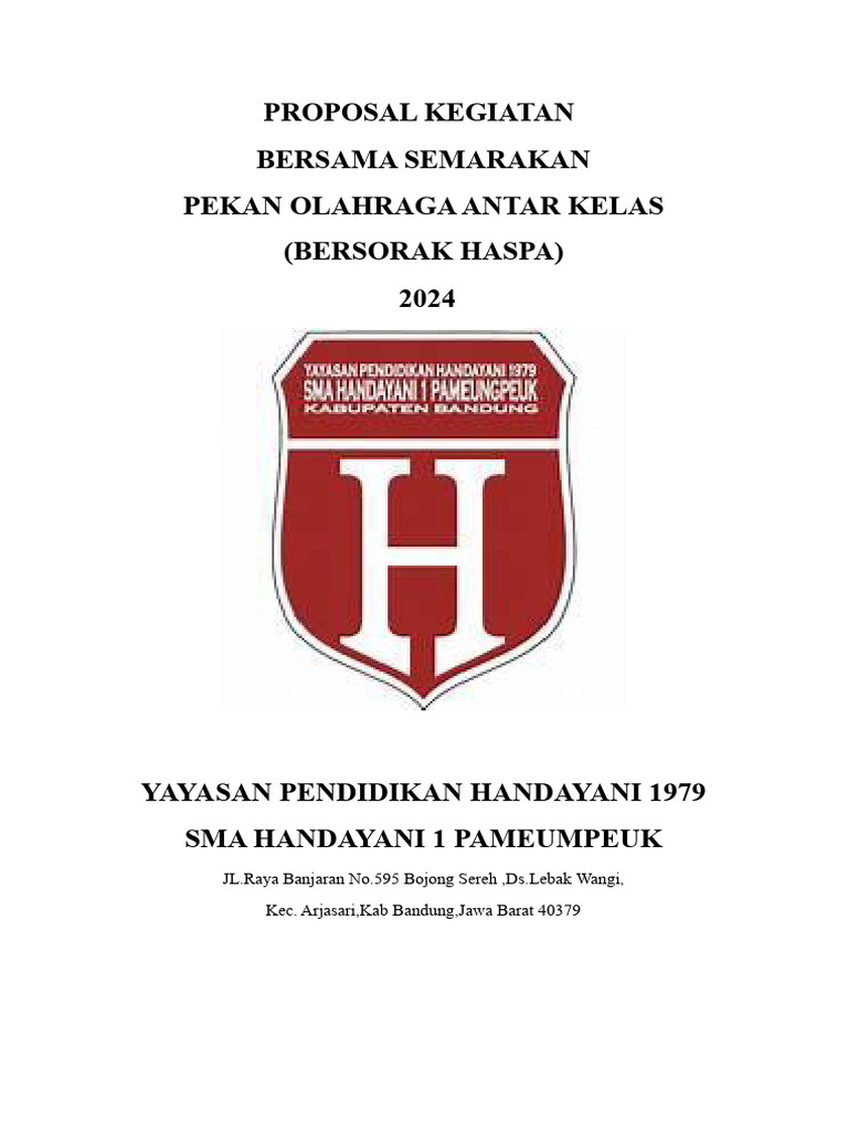 PROPOSAL PORAK 2024-2 | PDF