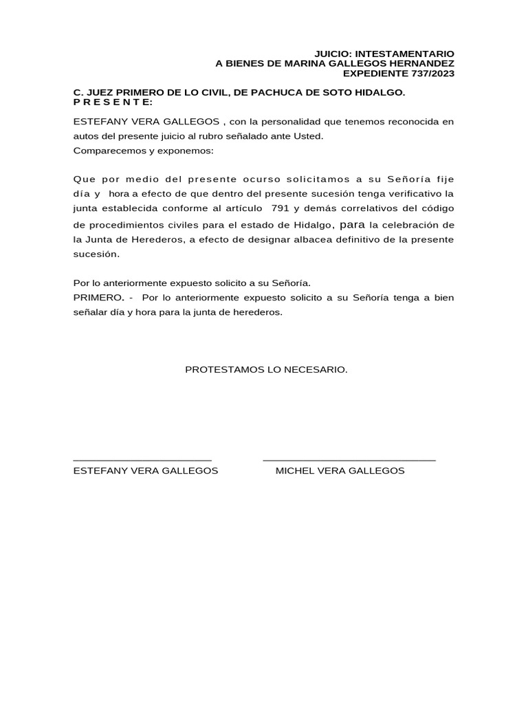 Albacea Stefany | PDF