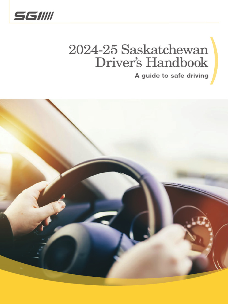 Saskatchewan Driver's Handbook 2024-25 | PDF | Driver's License ...