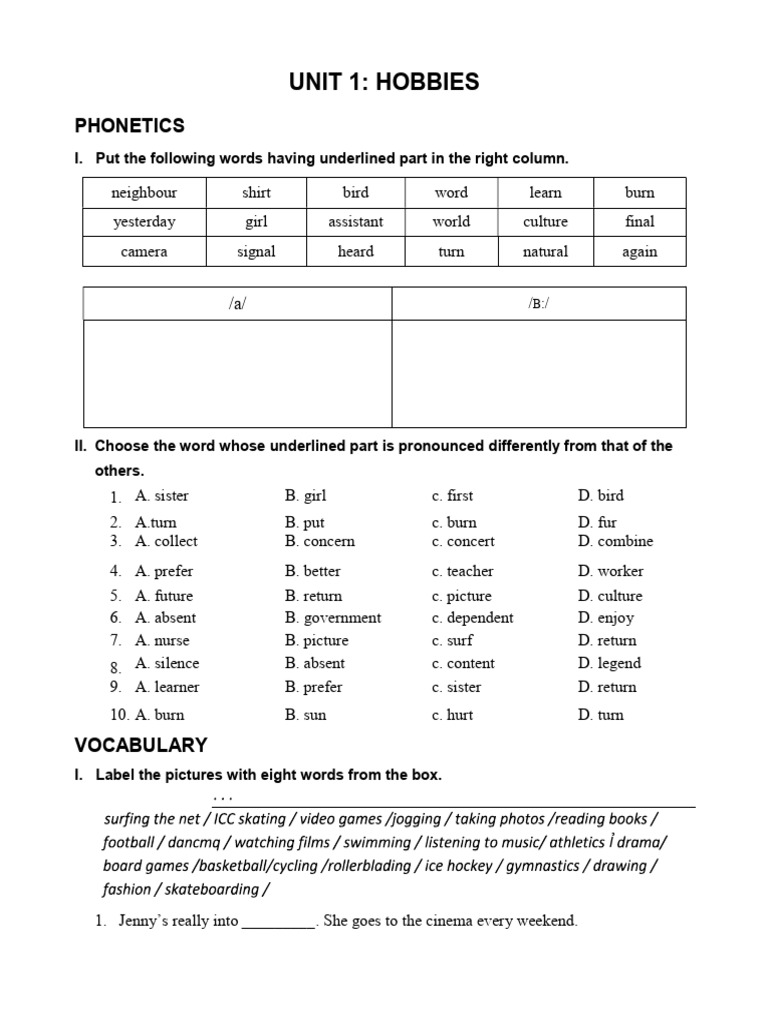 BT PTNL 7 Tập1 | PDF | Healthy Diet | Dieting