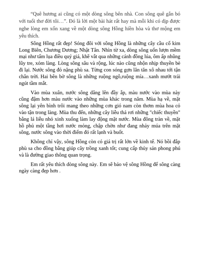 T SÔNG H NG - K An - Xong | PDF