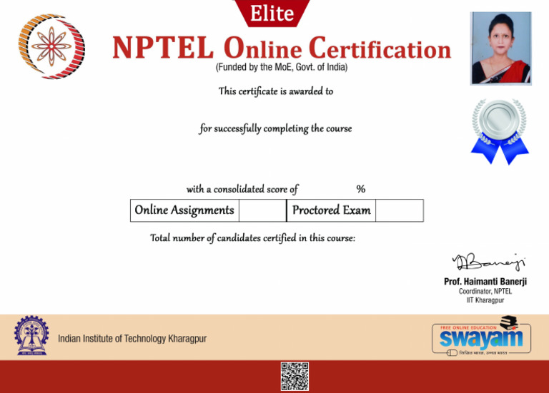Computer Networks and Internet Protocol (NPTEL Certificate) | PDF
